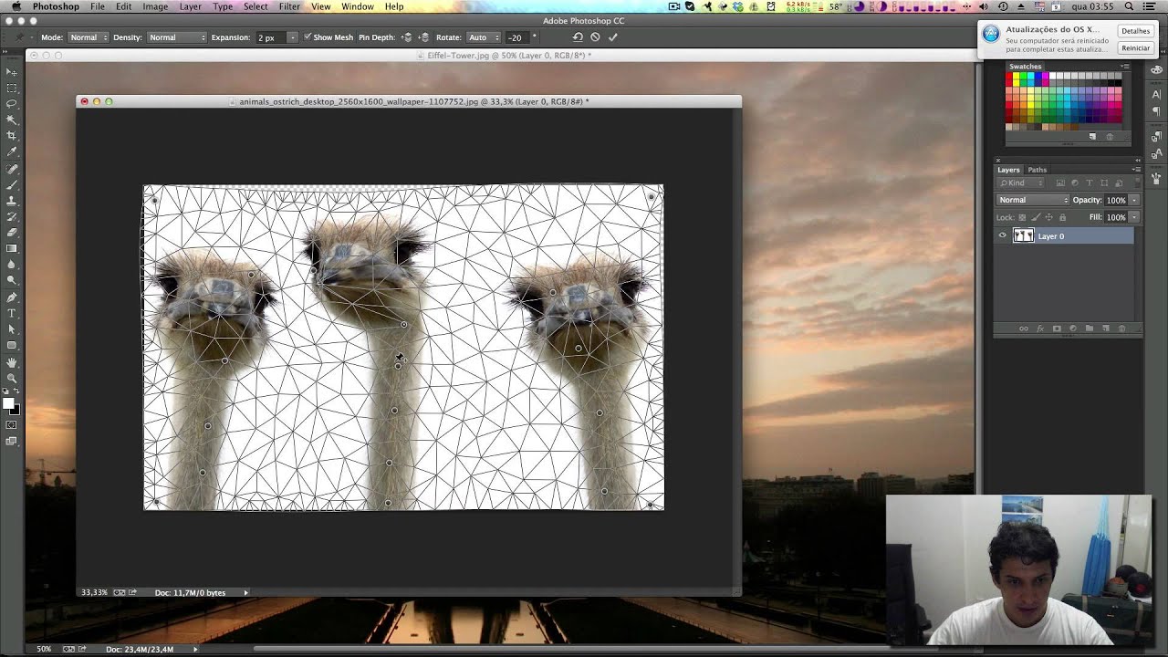 Curso de Photoshop CC #20 PUPPET WARP - Distorçoes Orgânicas e ...