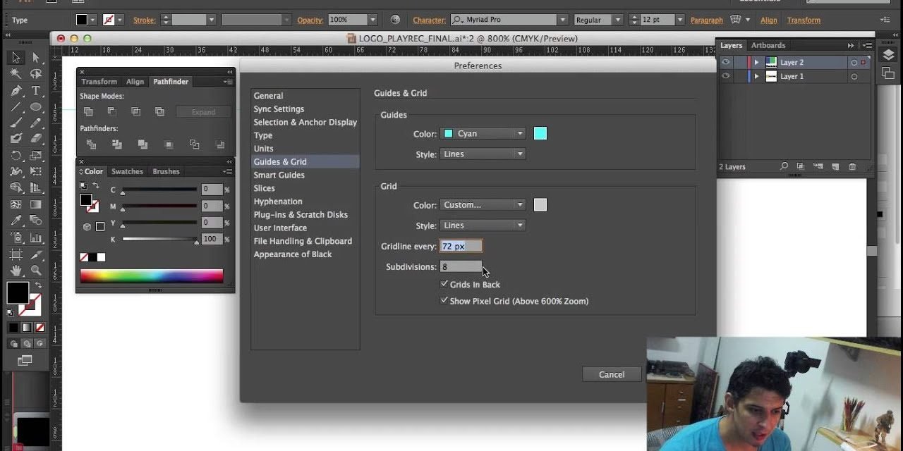 PREFERÊNCIAS DO ILLUSTRATOR - Preferences - Curso de Illustrator CC #19 ...