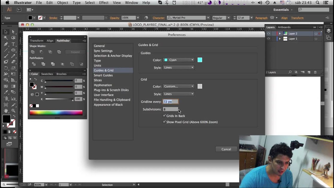 PREFERÊNCIAS DO ILLUSTRATOR - Preferences - Curso de Illustrator CC #19 - Blog Tutorial Master I ...